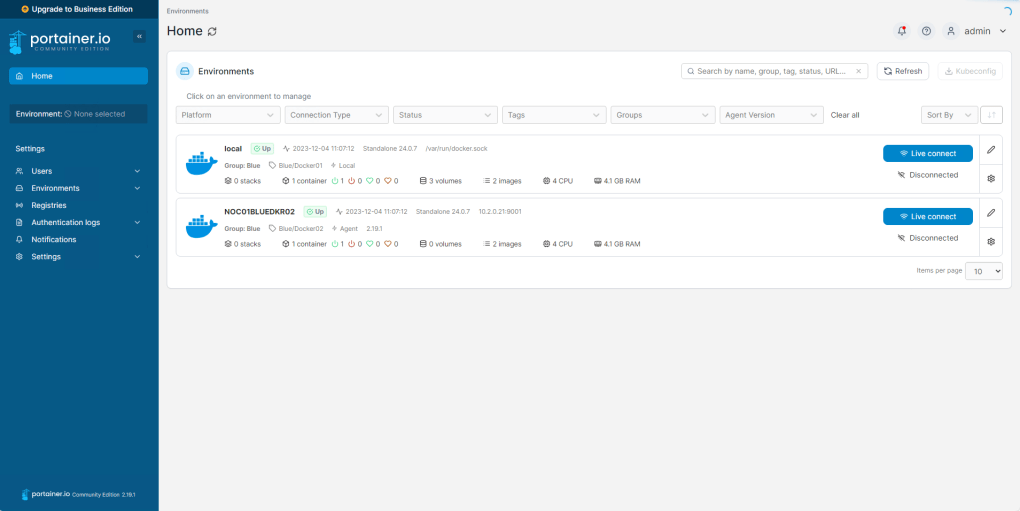How to Connect Portainer to Docker Standalone Using Agent – Knowledge Addict