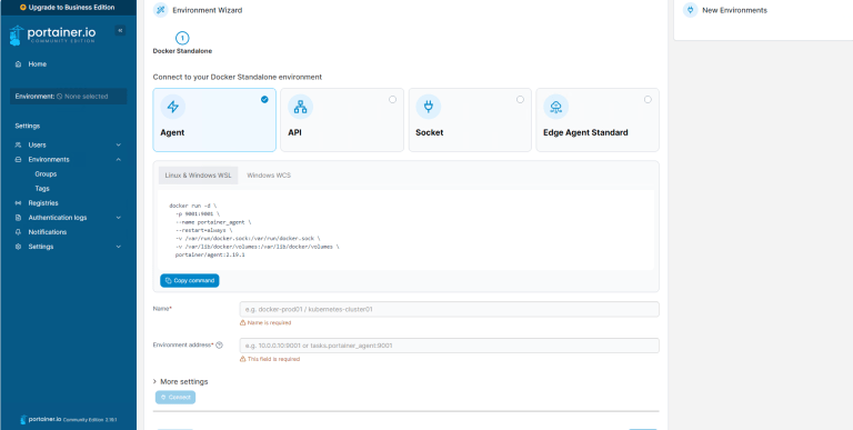 How to Connect Portainer to Docker Standalone Using Agent – Knowledge ...